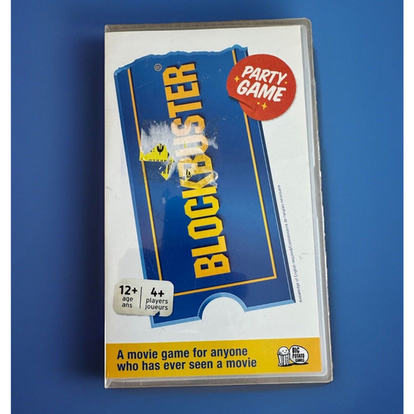 GAME | Games | The Blockbuster Party Board Game Movie Trivia Night Vhs ...